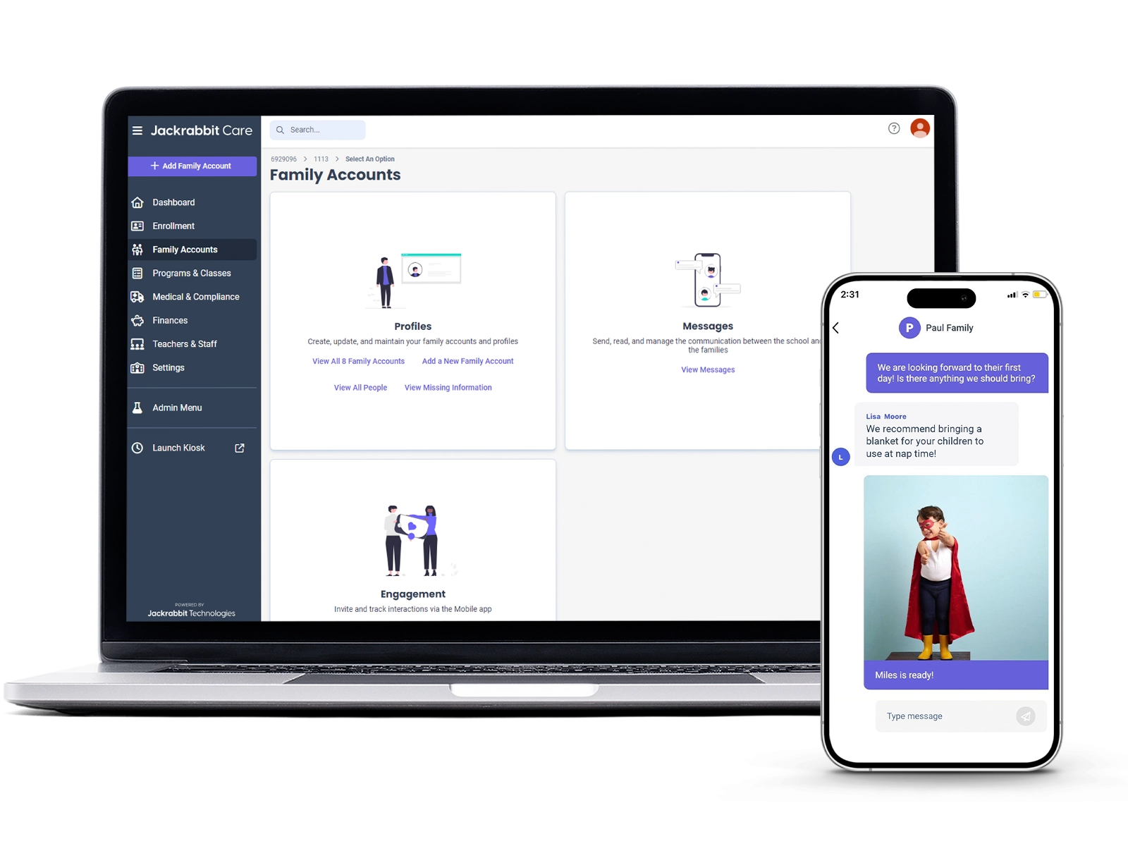 Parent & Family Engagement | Child Care Mobile App