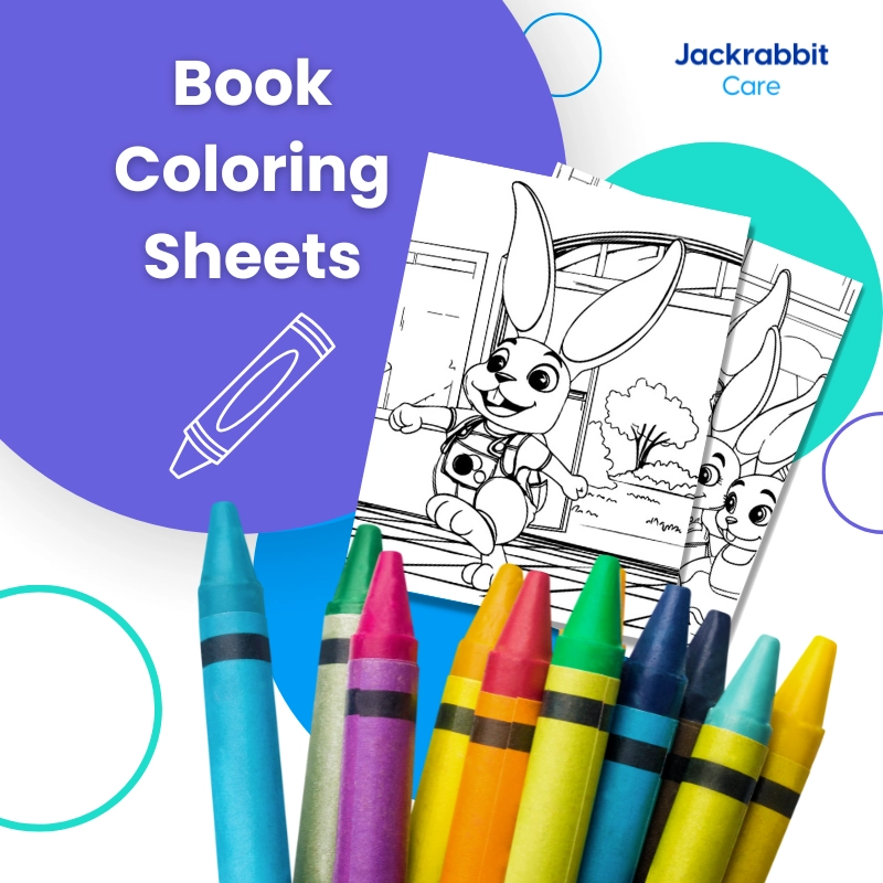 Mascot Coloring Sheets - Jackrabbit Care